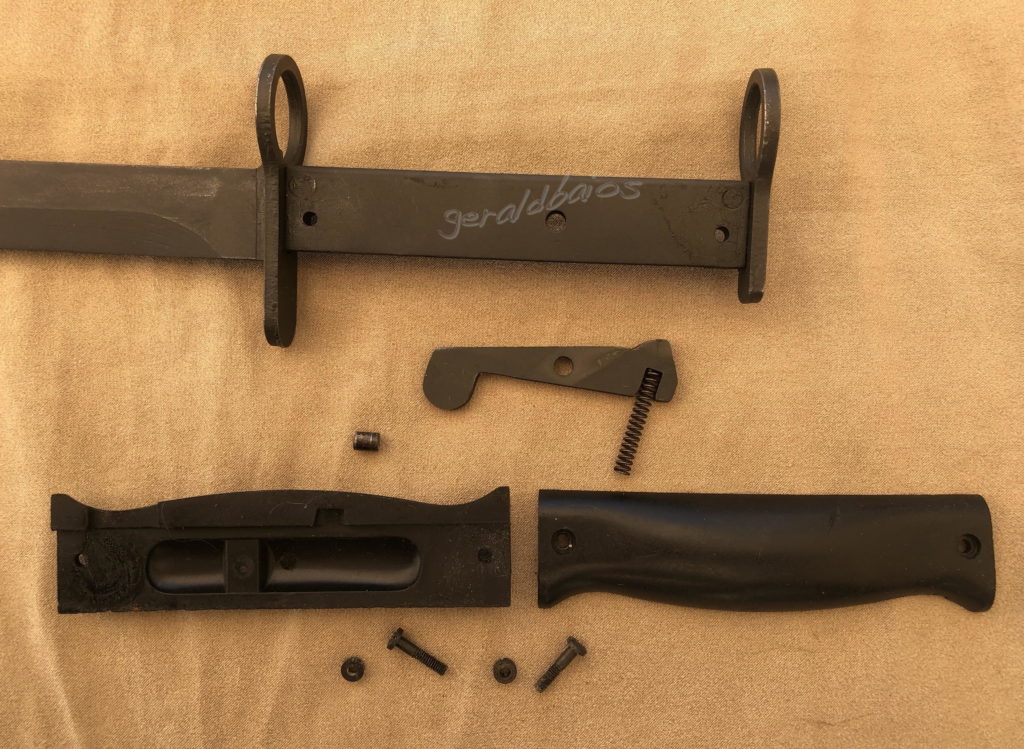 Baïonnette modèle MAS 49/56 et modèle 58 – Géraldbaios