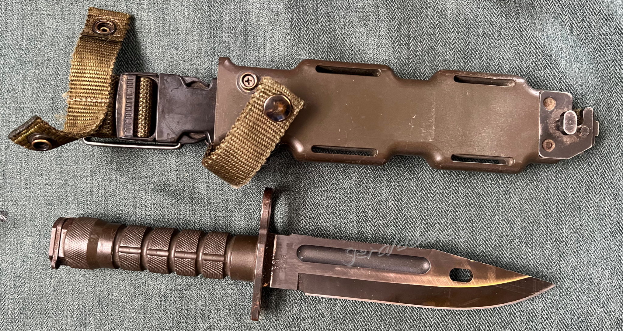 Baïonnette US M9 fabrication (PHROBIS) à usage commercial « N 196 ...