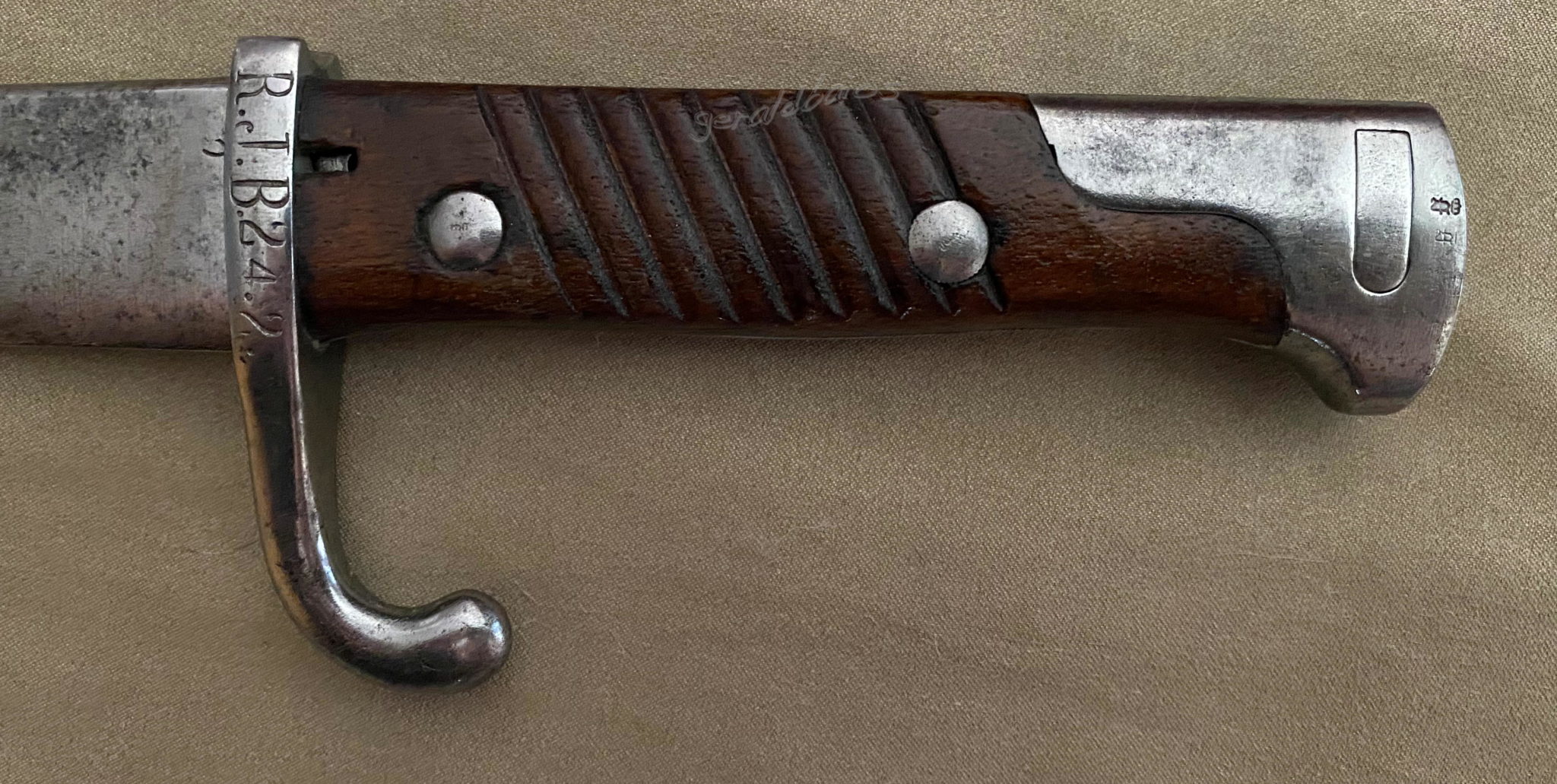 Baïonnette d’artillerie modèle 1871/98 « N 1432 » – Géraldbaios